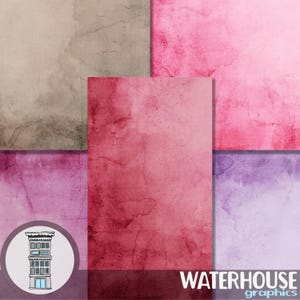 Valentine Watercolor Digital Paper Pack for Digital Scrapbooking ...