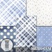 Watercolor BLUE Digital Paper Pack INSTANT Digital DOWNLOAD Blue ...