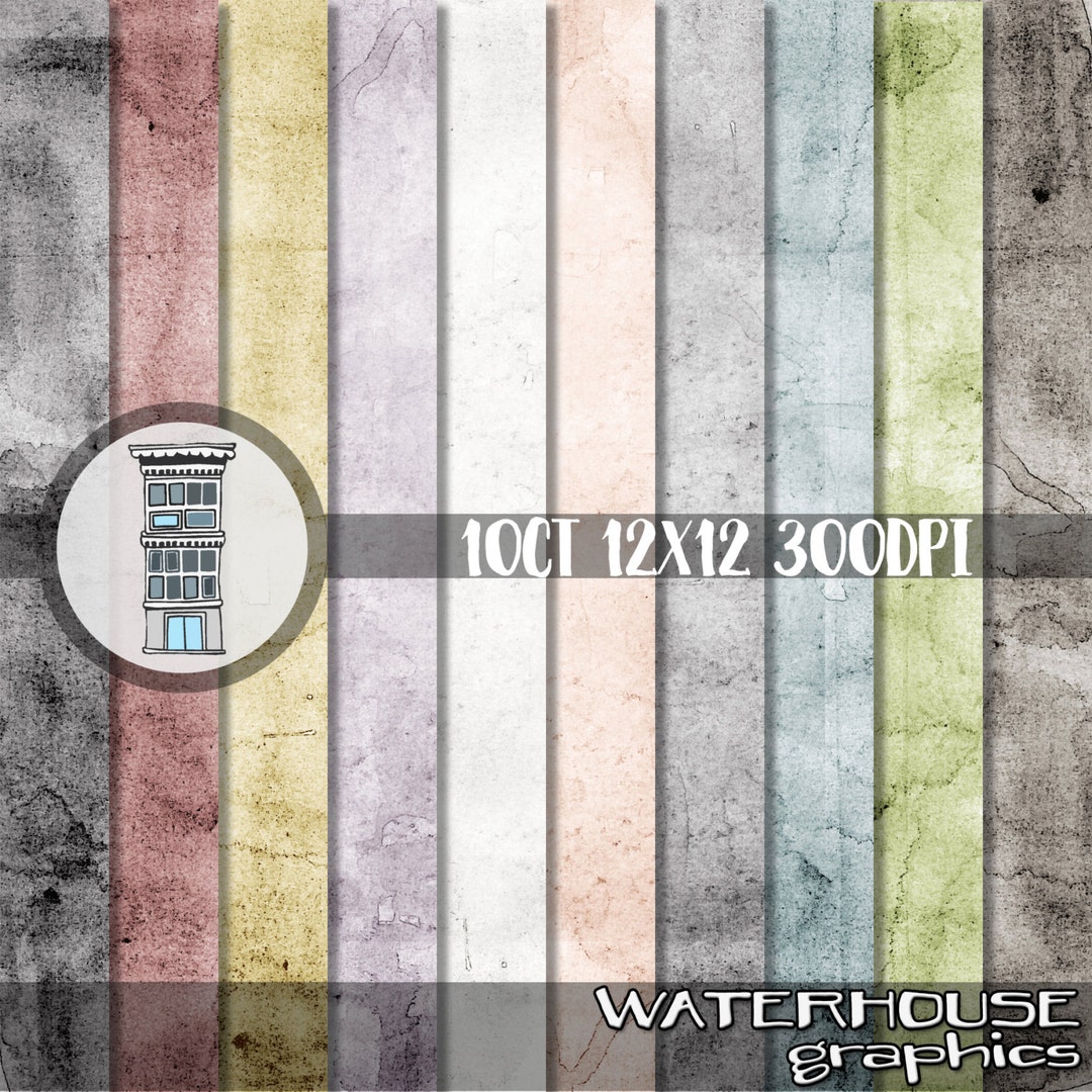 Watercolor Digital Paper Pack INSTANT DOWNLOAD Maroon Red, Purple ...