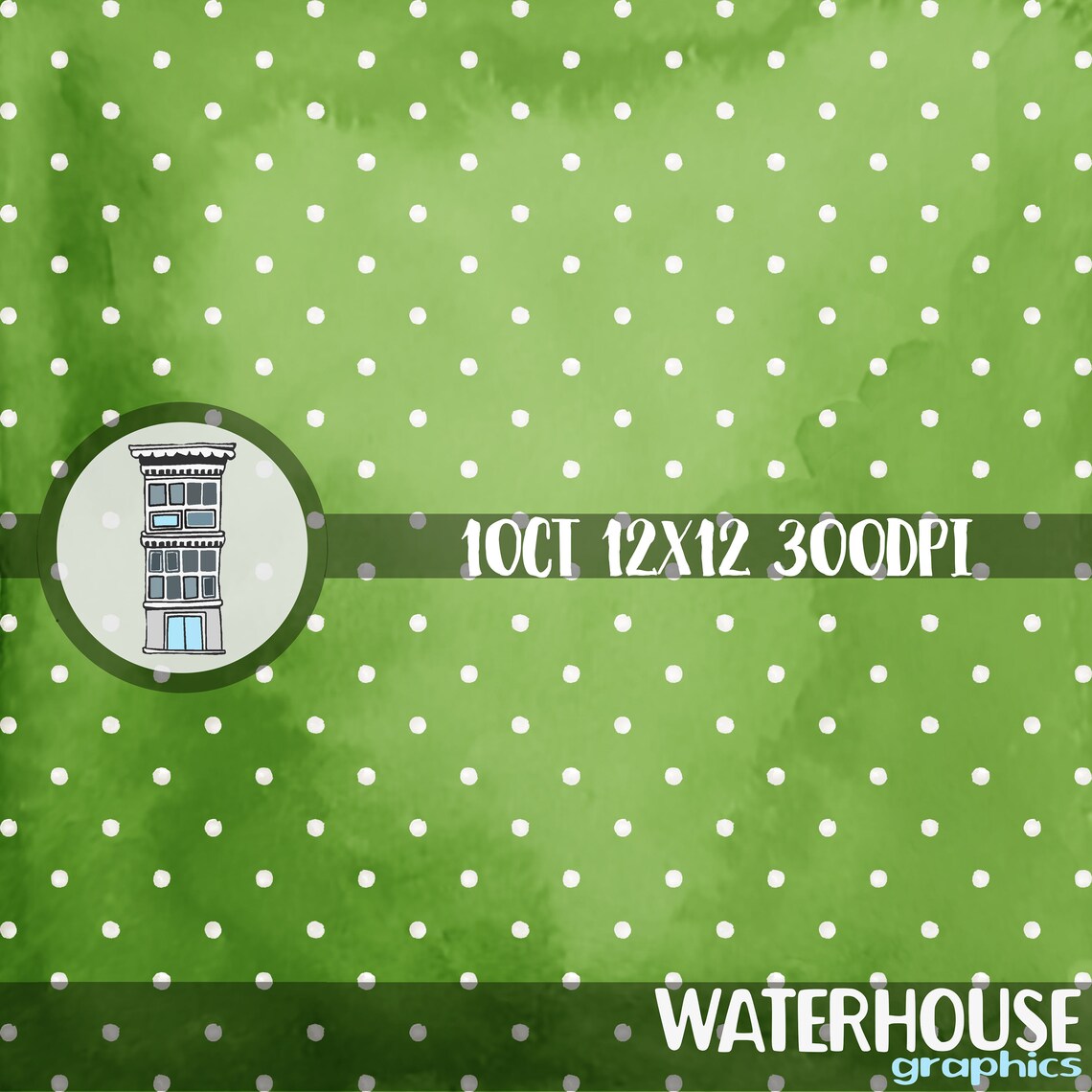 Watercolor Bright Green Digital Paper Pack INSTANT Digital - Etsy