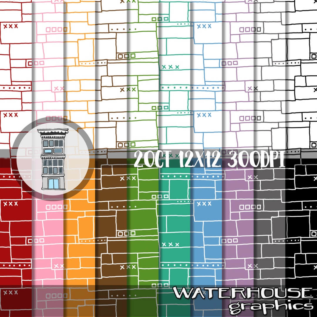 Digital Paper INSTANT DOWNLOAD Digital Scrapbooking Textiles Planner ...