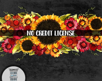 No Credit Commercial License - Etsy