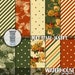 Antique Christmas Floral Digital Paper Pack Scrapbooking Vintage Floral ...