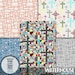 Religious Digital Paper Pack INSTANT DOWNLOAD Bright Stained Glass ...