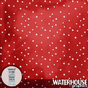 Christmas Watercolor Papers Bright RED & GREEN Digital Paper Pack ...