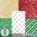 Christmas Sparkle Glitter Digital Paper Pack, Instant Download Holiday ...