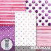 Valentine Watercolor Papers Bright PURPLE & PINK Digital Paper Pack ...