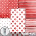 Watercolor Scarlet Red Digital Paper Pack INSTANT Digital - Etsy