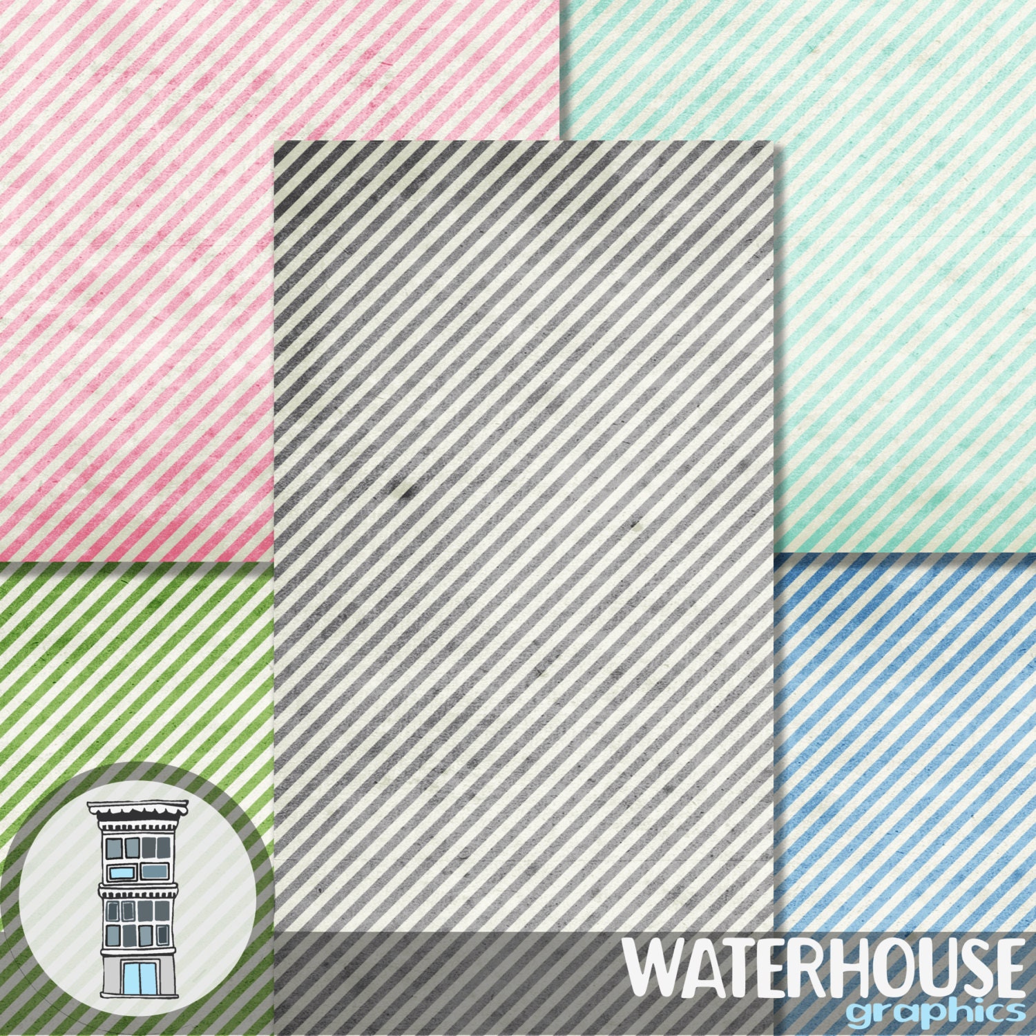 Digital Scrapbooking Paper Pack INSTANT DOWNLOAD 20ct Vintage | Etsy