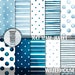 Watercolor BLUE Digital Paper Pack INSTANT Digital DOWNLOAD | Etsy