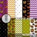 Halloween Digital Paper Pack INSTANT DOWNLOAD Hand Drawn Pumpkins Paper ...