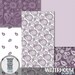Digital Paper Pack Purple Paisley INSTANT DOWNLOAD Paisley Patterns ...