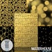 New Years Eve Digital Paper Pack Black and GOLD Bokeh Backgrounds ...