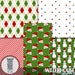 Christmas Digital Paper Pack INSTANT DIGITAL DOWNLOAD Holly Snowmen Red ...