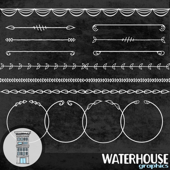 Chalkboard Dot Borders