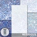 Digital Glitter Paper Pack Blue Silver INSTANT DOWNLOAD Frozen Ice Blue ...