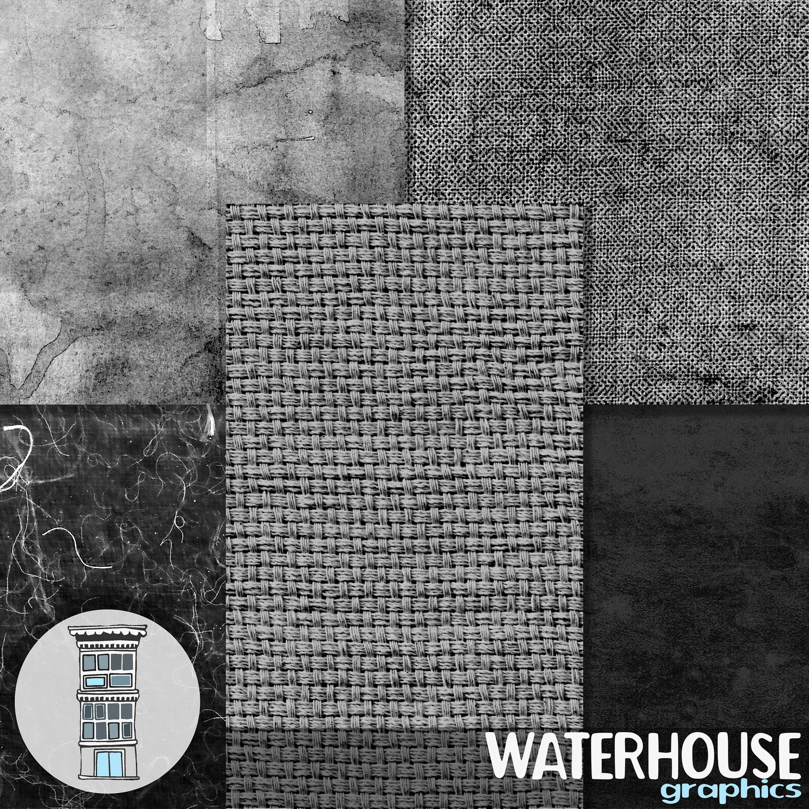 Black Digital Paper Pack INSTANT DOWNLOAD Dark Papers Black Gray Wood ...