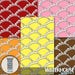 Digital Scrapbook Paper Pack Scallops INSTANT DIGITAL DOWNLOAD Fancy ...