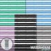 Digital Paper Pack Stripes Multiple Colors INSTANT DIGITAL DOWNLOAD ...