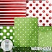 Christmas Watercolor Papers Bright RED & GREEN Digital Paper Pack ...