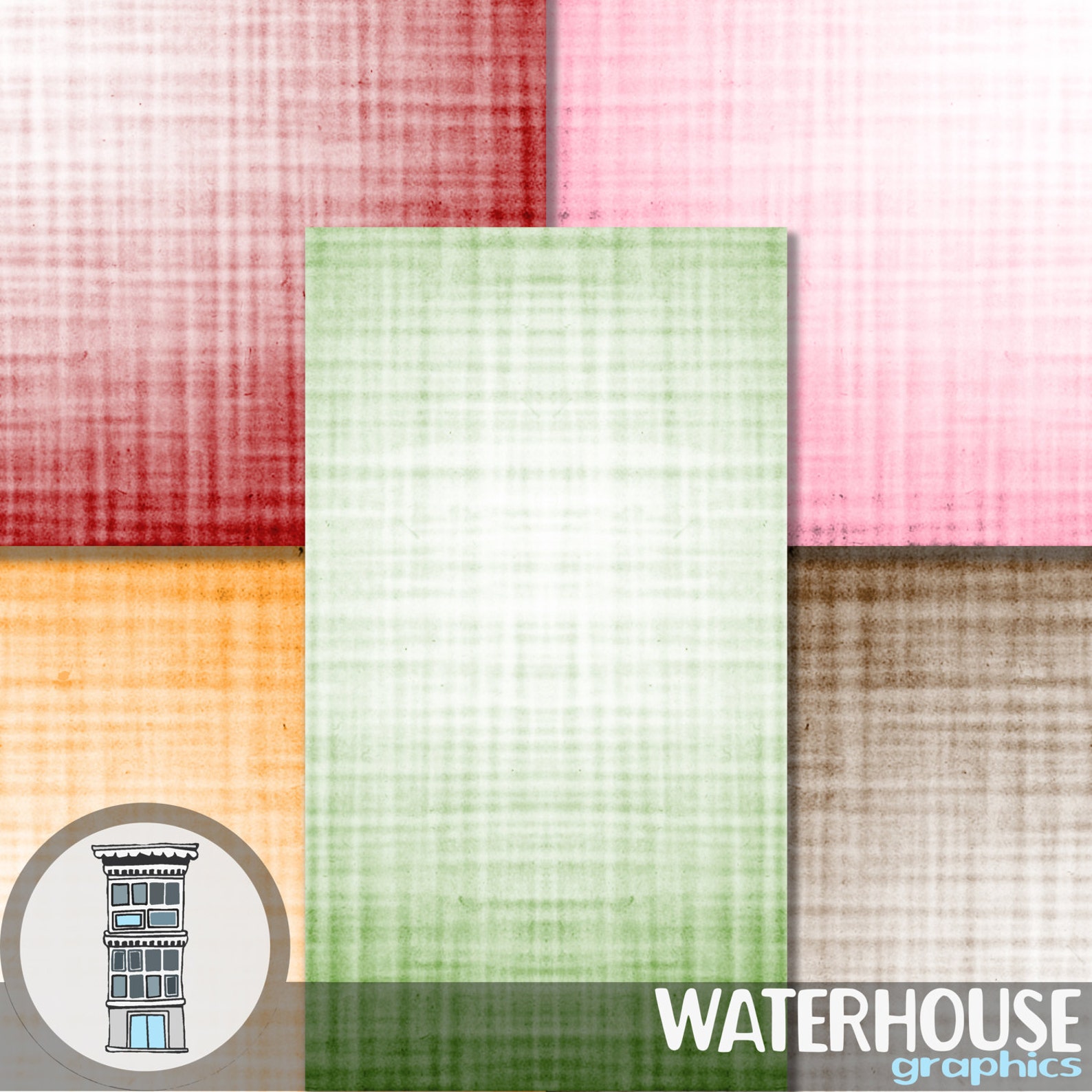 Digital Worn Linen Weave Paper Pack INSTANT DIGITAL DOWNLOAD - Etsy
