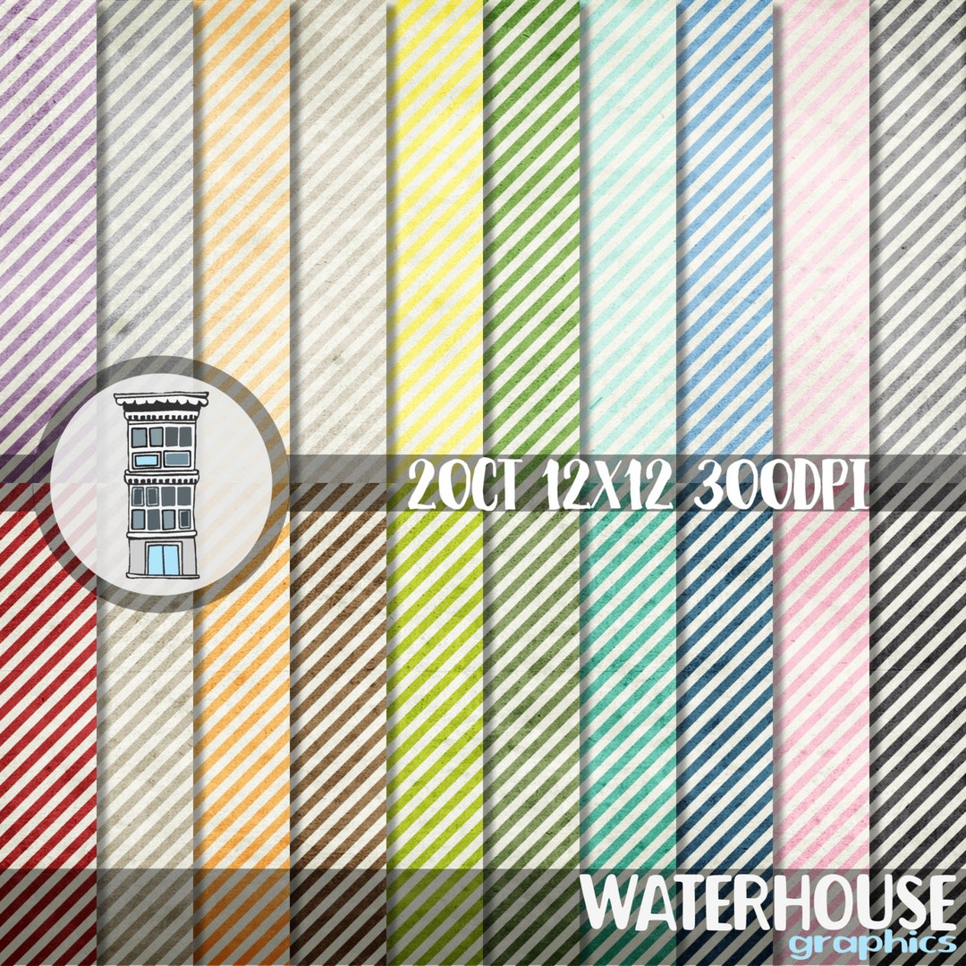 Digital Scrapbooking Paper Pack INSTANT DOWNLOAD 20ct Vintage ...