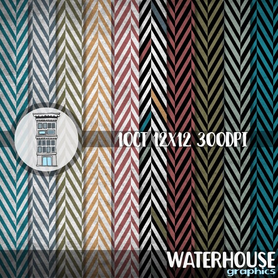 Printable Herringbone Digital Paper Free Digital Black And White
