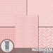 PINK Geometric Digital Paper Pack Hexagons Arrows Dark Digital ...