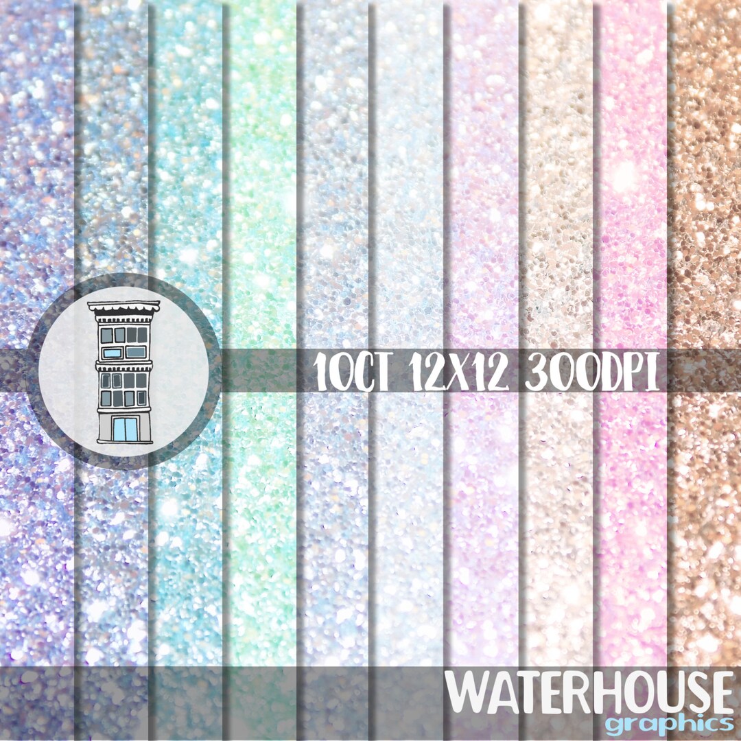 Scrapbooking Digital Glitter Paper Pack INSTANT DIGITAL DOWNLOAD Easter ...