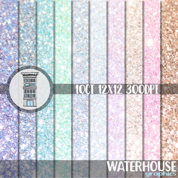 Pastel Glitter - Etsy