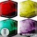 Digital Watercolor Hexagon Frames Instant DIGITAL DOWNLOAD Colorful ...