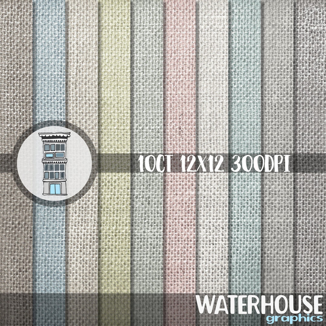 Digital Burlap Paper Instant Download Rustic Digital Paper Burlap ...