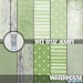 GREEN Digital Paper Pack INSTANT DOWNLOAD Bright Lime Green Burlap ...