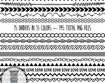 Digital Borders Bundle Set Dividers INSTANT DOWNLOAD Bundle | Etsy