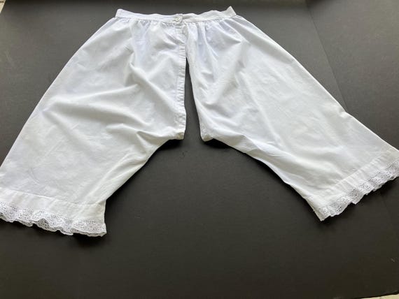 Pair Antique Victorian 1890's Split Leg Bloomers Pant… - Gem