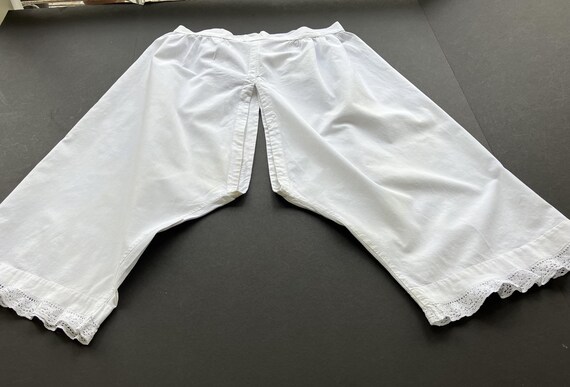 Pair Antique Victorian 1890's Split Leg Bloomers Pant… - Gem