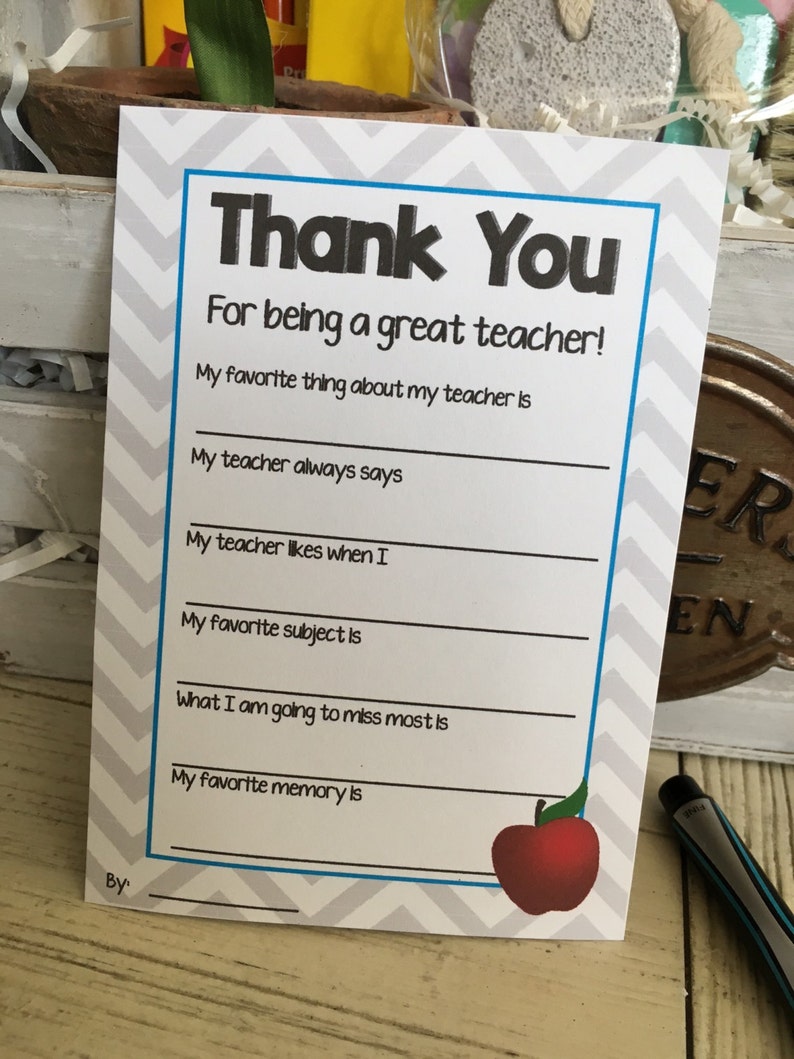 TEACHER Appreciation Printable // Teacher Thank You // Coach - Etsy