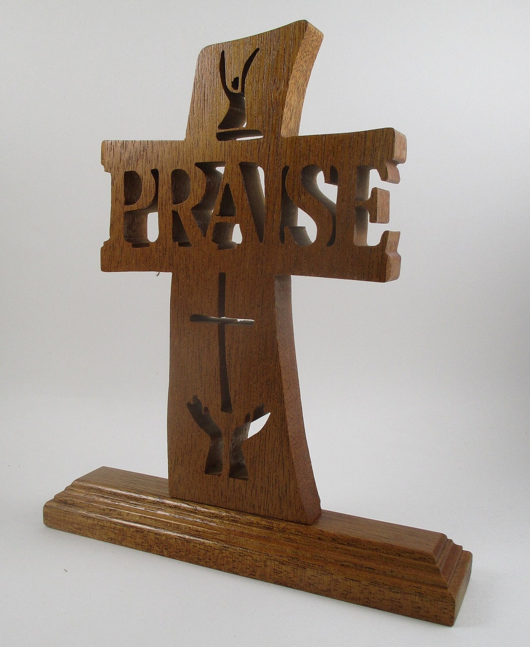 Curved Praise Cross CR01 - Etsy