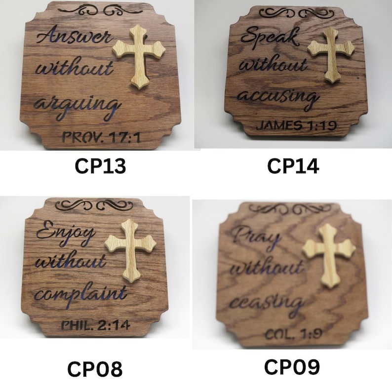 Bible Verse Plaques - Etsy