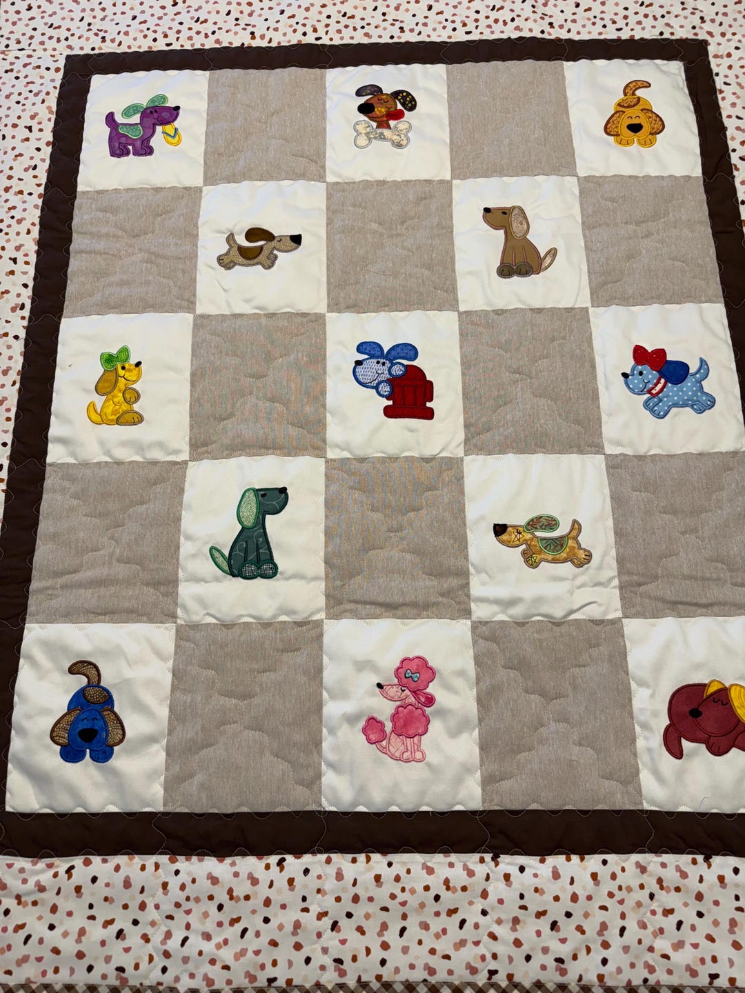 Dogs Having Fun Quilt - Etsy