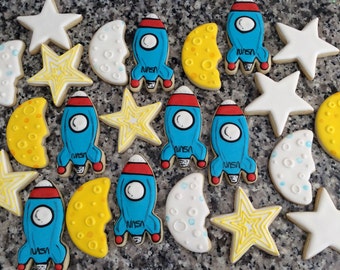 Space Sugar Cookies - Etsy