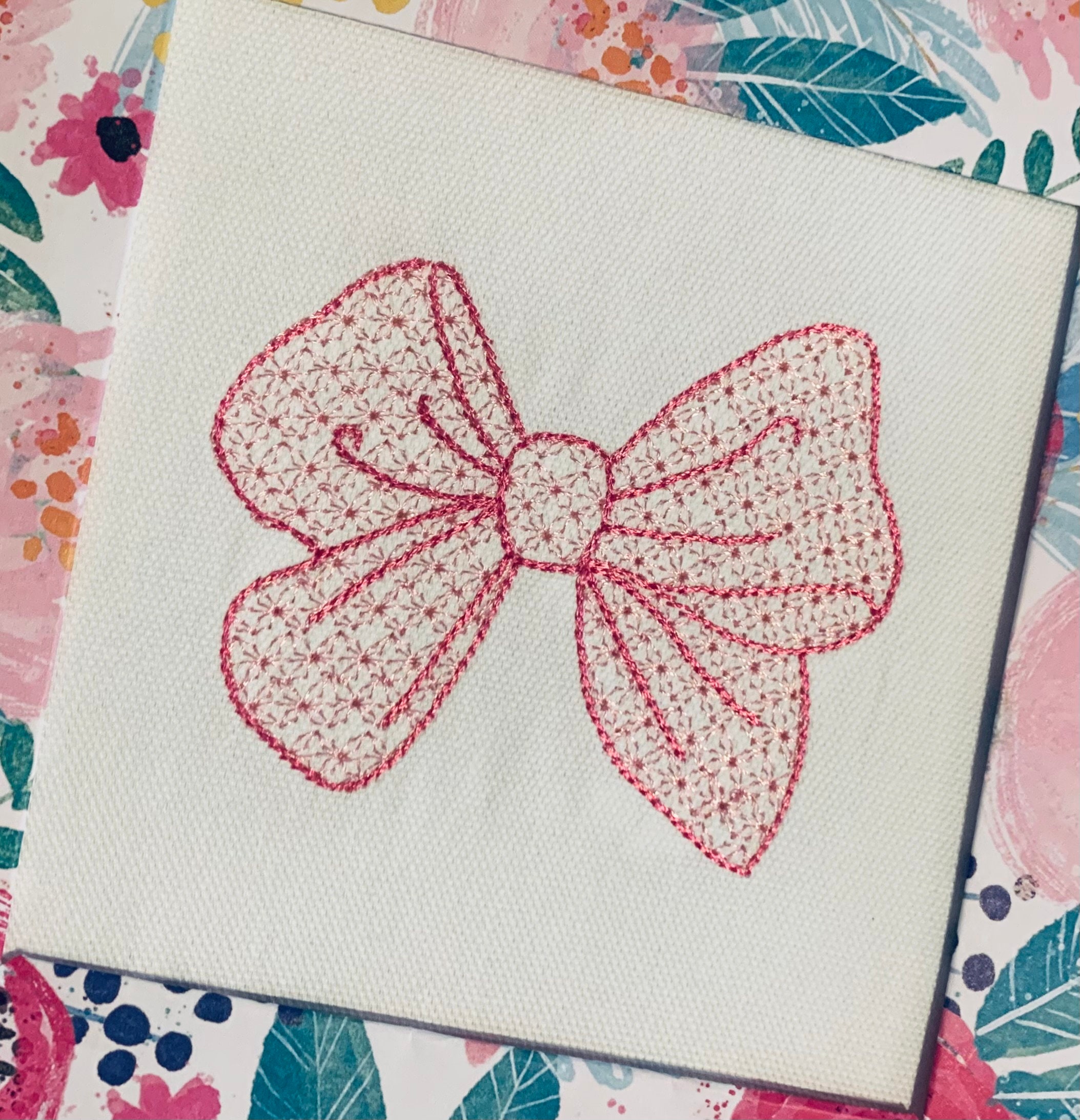 Bow Embroidery Design,bow Sketch Embroidery Design,bow Motif Embroidery ...