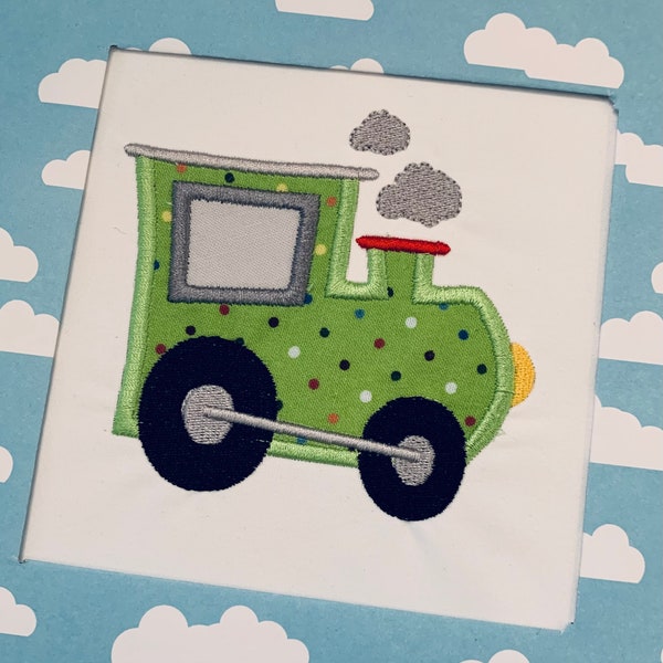 Train Applique - Etsy