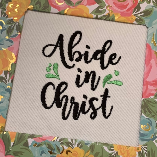 Abide Embroidery - Etsy