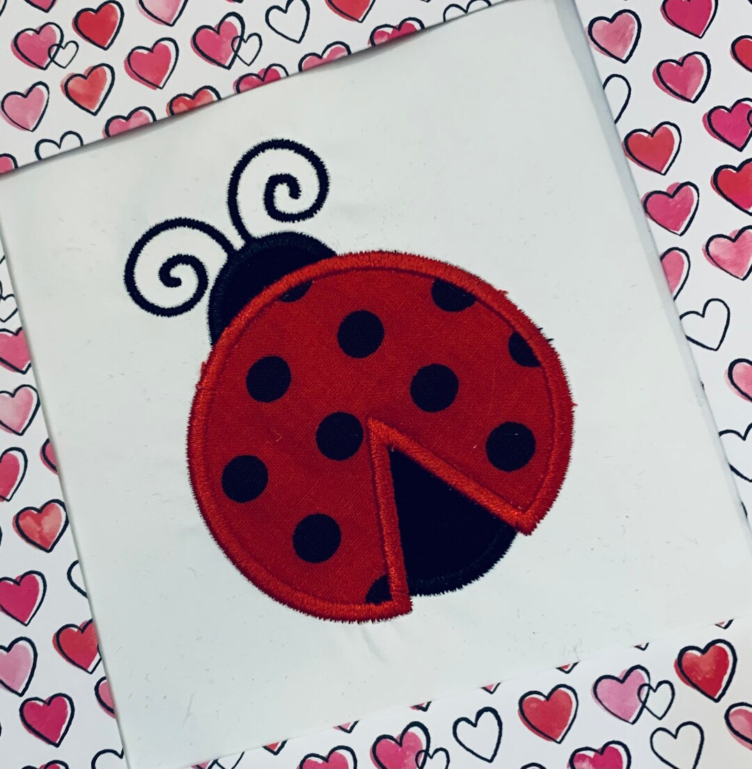 Ladybug Applique Design,lady Bug Applique,kids Applique Designs - Etsy