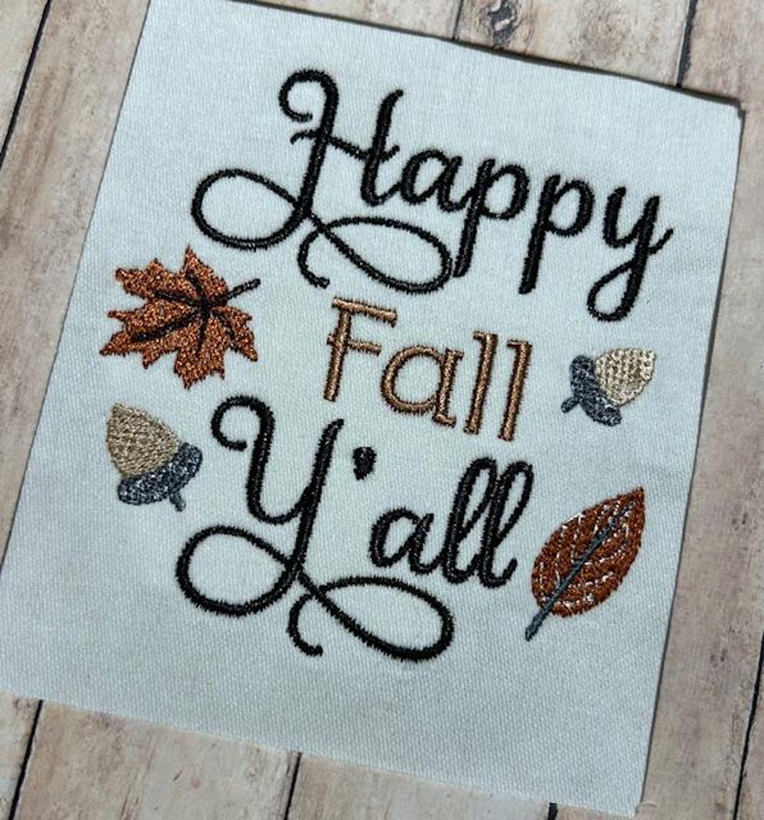 Happy Fall Y'all Embroidery Design,happy Fall Embroidery,fall ...