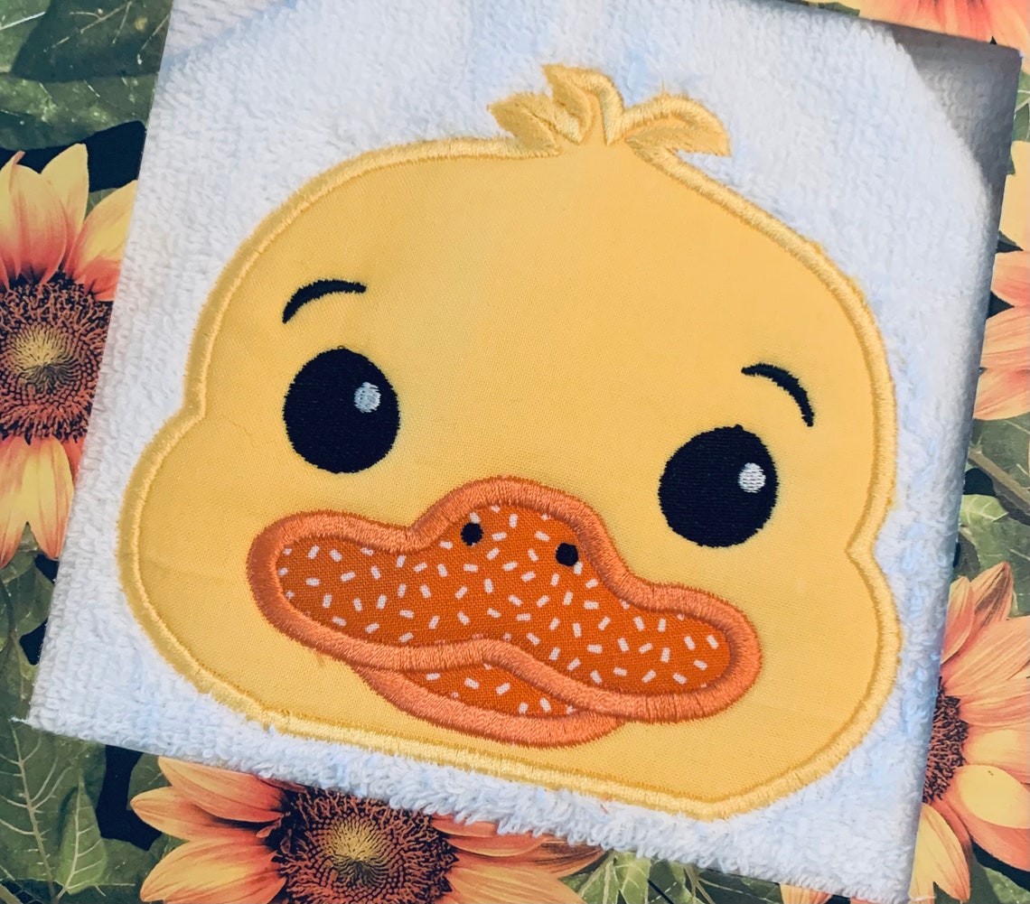 Duck Applique Design,duck Applique,baby Duck Applique Design,baby Duck ...