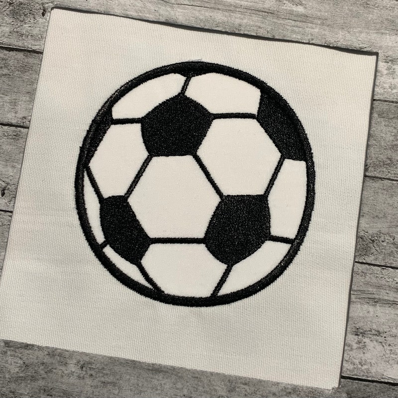 Soccer Ball Applique - Etsy