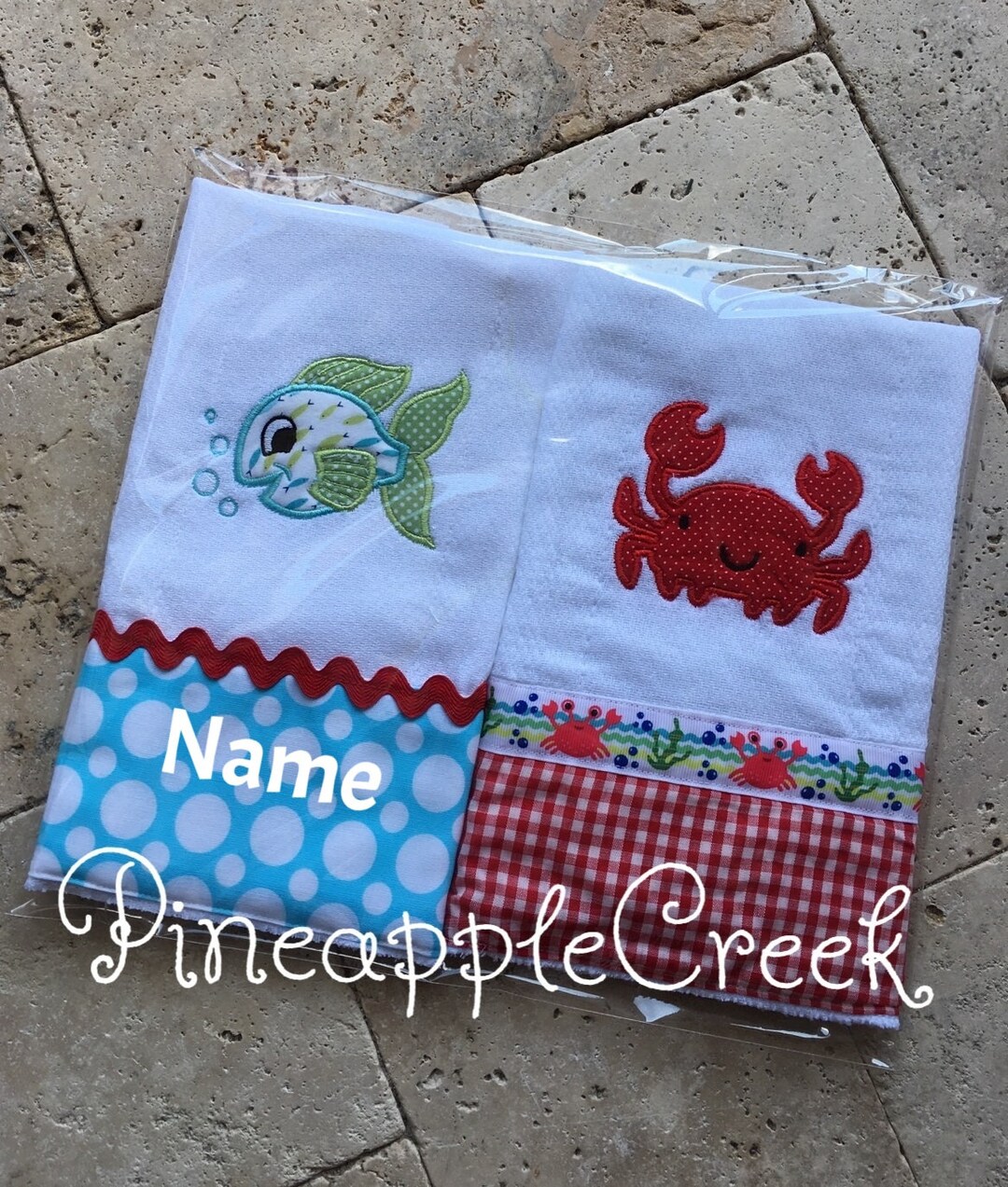 Baby Burp Cloths, Crab Burp Cloths,fish Burp Cloths, Generic Baby Burp ...
