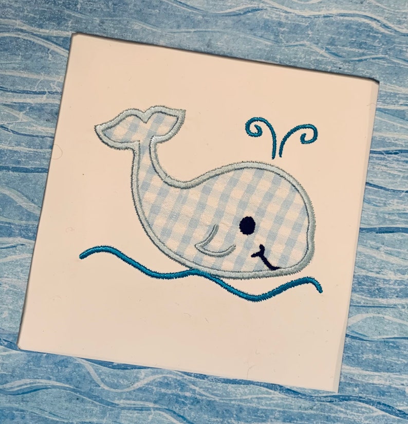 Baby Whale Applique Design,baby Whale Applique,whale Applique,whale ...